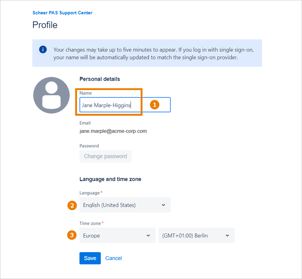 Managing Your Profile