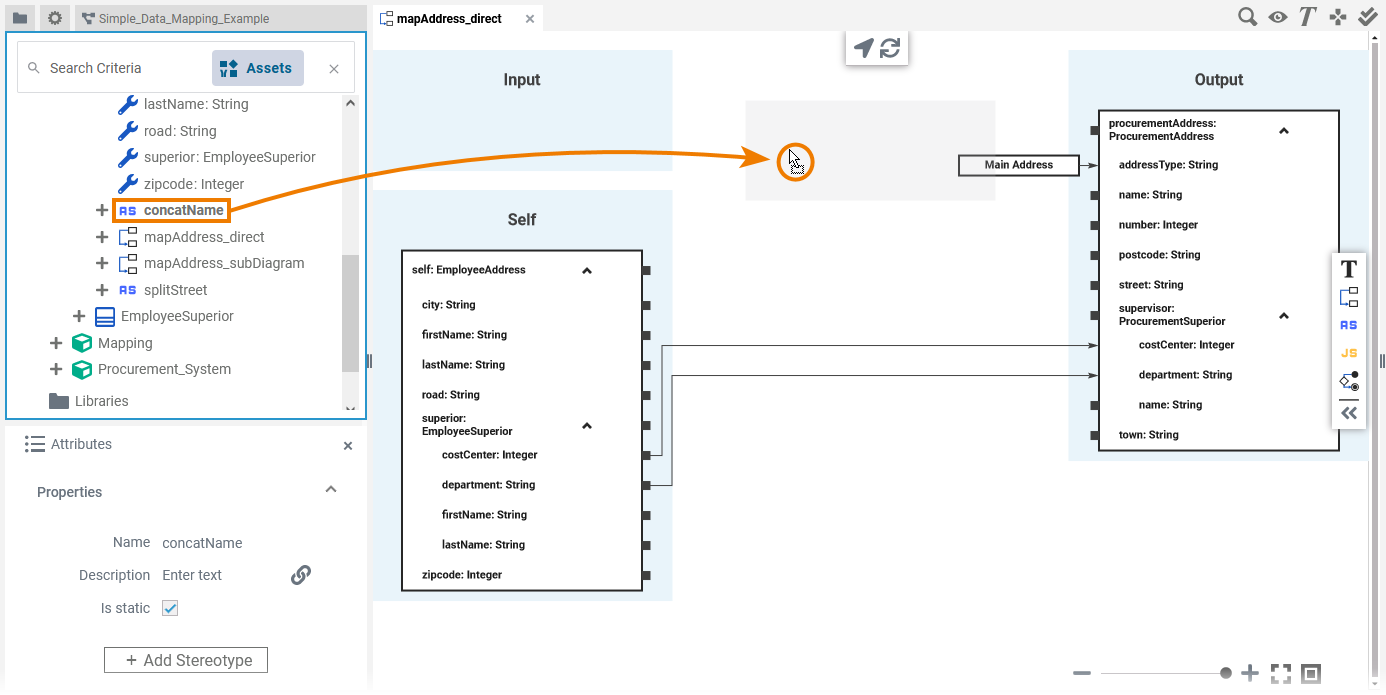 Adding Operations to Mapping Relations